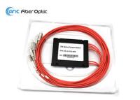 China 1x3 3x3 2x4 Multimode Fiber Optic Splitter 1300nm Customized Length for sale