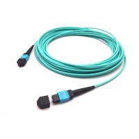 China 12F 24F MPO Fiber Optic Cable Assemblies OM5 50/125 Type B for sale