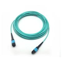 China 12 Fiber Single Module Mpo Fiber Cable With OM3 LC 0.9mm Connector for sale