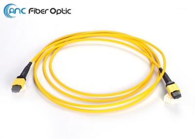 China MTP To MTP Elite Fiber Optic Trunk Cable LSZH SM 24 Fiber 3.0mm Mini Jacket for sale