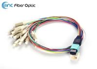 China OM3 MPO Fiber Optic Cable 0.9mm Harness Cable Assembly For MPO Cassette for sale