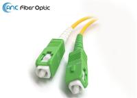 China G652D G657A1 G657A2 SM Fiber Optic Cable Patch Cord 1.6mm 2.0mm 3.0mm Diameter for sale