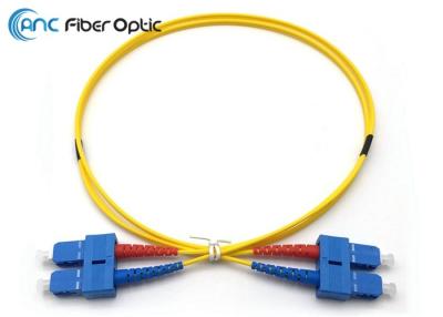 China OEM SM Duplex Fiber Optic Patch Cord Single Mode G652D G657A1 G657A2 Customized for sale
