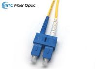 China OEM SM Duplex Fiber Optic Patch Cord Single Mode G652D G657A1 G657A2 Customized for sale