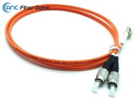 China FC To LC Fiber Optic Patch Cord LSZH Duplex 3.0mm OM1 OM2 OM3 OM4 OM5 for sale
