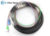 China Outdoor Fiber Optic Pigtail 2F 4F 6F 12F SC APC Waterproof 9.8mm Diameter for sale