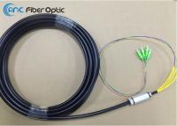 China Outdoor Fiber Optic Pigtail 2F 4F 6F 12F SC APC Waterproof 9.8mm Diameter for sale