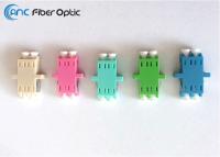 China Duplex LC Fiber Optic Cable Adapter Blue Beige Green Aqua Violet Color for sale