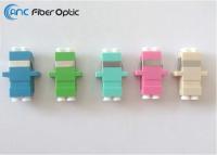 China Duplex LC Fiber Optic Cable Adapter Blue Beige Green Aqua Violet Color for sale
