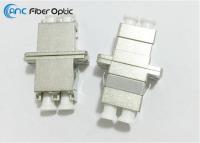China Metal Housing LC Duplex Fiber Optic Cable Adapter for sale