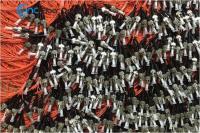 China White / Orange ST Fiber Optic Pigtail Multimode LSZH ISO9001 ROHS Approve for sale