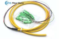China Sm G652d Fiber Optic Pigtail Sc / Apc Connector for sale