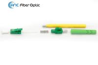 China Blue Green Aqua Violet LC Fiber Connectors In Short Or Standard Boot Pull Proof for sale