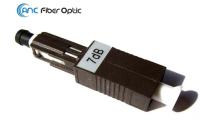 China Plastic Housing Fiber Optic Attenuator Single Mode 0-25dB Fixed Male Female MU for sale