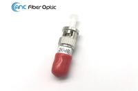 China Male Female ST Fixed Optical Attenuator Single Mode 2dB 5dB 10dB 20dB Plug Type for sale