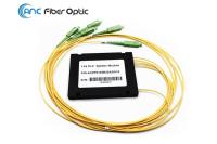 China 2.0mm SCAPC Fiber Optic Splitter 1x4 ABS Box 100x80x10mm For Test Equipment for sale