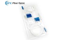 China RoHS G657A1 0.9mm Optical Cable Splitter With SC SCAPC FCAPC Connector for sale