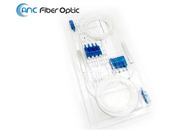 China RoHS G657A1 0.9mm Optical Cable Splitter With SC SCAPC FCAPC Connector for sale