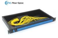 China 1x32 PLC Fiber Optic Splitter , 1U 19