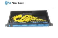 China 1x32 PLC Fiber Optic Splitter , 1U 19