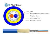 China Simplex Duplex 4F Armored Fiber Optic Cable With LC SC FC ST Connectors for sale
