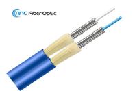 China Simplex Duplex 4F Armored Fiber Optic Cable With LC SC FC ST Connectors for sale