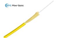 China Yellow Simplex Fiber Optic Cable Single Mode Multimode PVC LSZH OFNP Jacket for sale