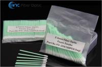 China Fiber Optic Lint Free Foam Clean Swabs One Time 1.25mm 2.5mm 100 Pcs/Pack for sale