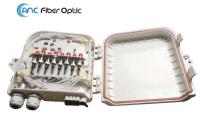 China Outdoor Wall Mount Fiber Optic Termination Boxes 8 Port for 1x4 1x8 PLC Splitter for sale