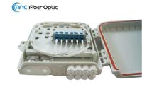 China Outdoor Wall Mount Fiber Optic Termination Boxes 8 Port for 1x4 1x8 PLC Splitter for sale