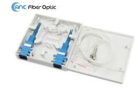 China 2 Port Fiber Optic Termination Boxes SC Simplex SM MM FTTH Fiber Optic Wall Plate Outlet for sale
