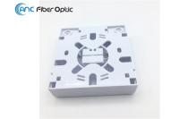 China FTTx 2 Core Fiber Optic Termination Boxes Fiber Wall Outlet SC LC Adaptors for sale
