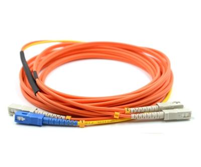 China Mode Conditioning Fiber Optic Patch Cord LSZH Jacket With LC SC FC ST MU Connectors for sale