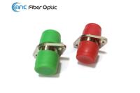 China Metal Housing Adapter Fiber Optic FC FC/APC Oval With Different Color Dust Cap for sale