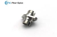 China Metal Housing Adapter Fiber Optic FC FC/APC Oval With Different Color Dust Cap for sale