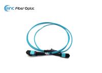 China 24F MPO to 2x 12F MPO Y Cable Assembly available in SM OM3 OM4 OM5 Cable for sale