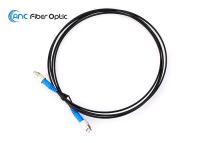 China SC APC Outdoor FTTH Fiber Optic Patch Cord SM Self Supporting Aerial Drop Cable for sale