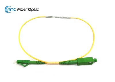 China Attenuated Patch Cord Optical Fiber Simplex LC To SC 10dB SM G652D Custom Length for sale