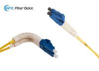 China 3.0mm LC Flexible Boot Fiber Optic Cable Assemblies LSZH PVC Jacket Customized for sale