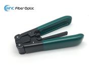 China FTTH Drop Cable Stripper Fiber Optic Termination Tools Zinc Alloy Body Material for sale