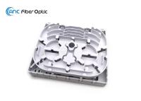 China 4 Core Indoor Fiber Optic Termination Box Faceplate With Shutter SC/APC Adapter for sale