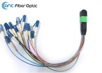 China Fan Out Fiber Optic Cable Assembly MTP MPO To LC 0.9mm Connector 12 /24 Fiber for sale
