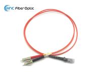 China Duplex Fiber Optic Patch Cord MTRJ To LC OM1 OM2 Fiber LSZH Jacket 1 Meter for sale