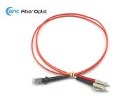 China Duplex Fiber Optic Patch Cord MTRJ To LC OM1 OM2 Fiber LSZH Jacket 1 Meter for sale