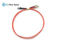 China Duplex Fiber Optic Patch Cord MTRJ To LC OM1 OM2 Fiber LSZH Jacket 1 Meter for sale