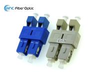China SC Male To LC Female Fiber Optic Adapters Plastic Material Simplex / Duplex Optional for sale
