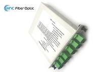 China LGX Rack Mounted Fiber Optic Splitter Module 6 Ports With 1x2 Coupler Inside for sale