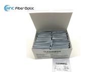 China Pre Saturated Fiber Optic Cleaning Wipes Lint - Free Fabric Material Flammability for sale