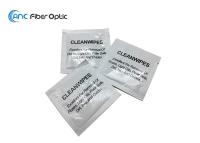 China Pre Saturated Fiber Optic Cleaning Wipes Lint - Free Fabric Material Flammability for sale