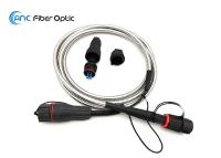 China Outdoor Fullaxs LC Fiber Optic Patch Cord IP67 Waterproof 4.8mm Cable Diameter for sale